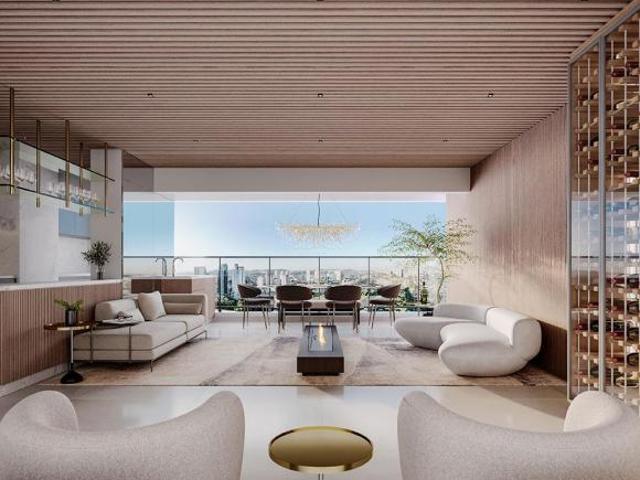 Apartamento em Alphaville de 110 m² de 2 suítes, 2 vagas, hall privativo