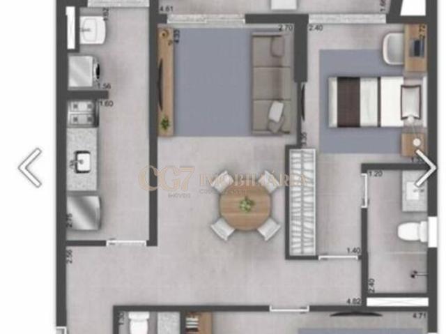 Apartamento em Alphaville Industrial, Barueri/SP de 78m² 2 quartos à venda por R$ 1.009.900,00