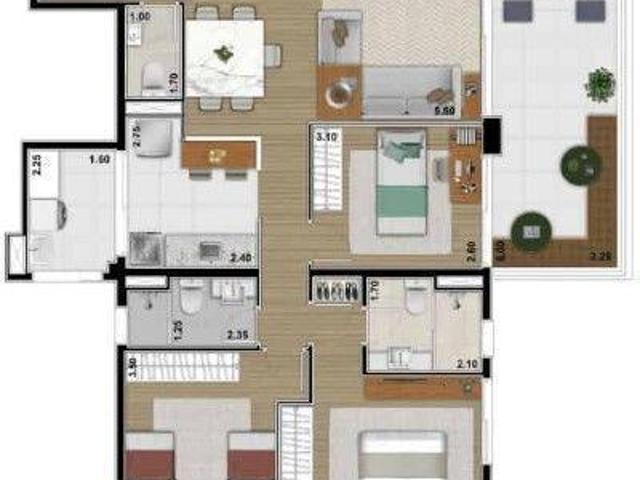 Apartamento em Alto da Lapa, São Paulo/SP de 132m² 3 quartos à venda por R$ 2.473.193,00