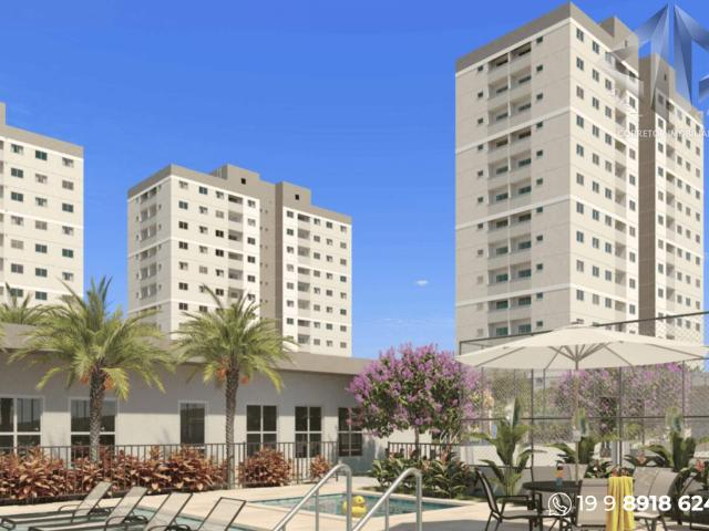 Apartamento em Alto de Pinheiros, Paulínia/SP de 44m² 2 quartos à venda por R$ 285.061,00