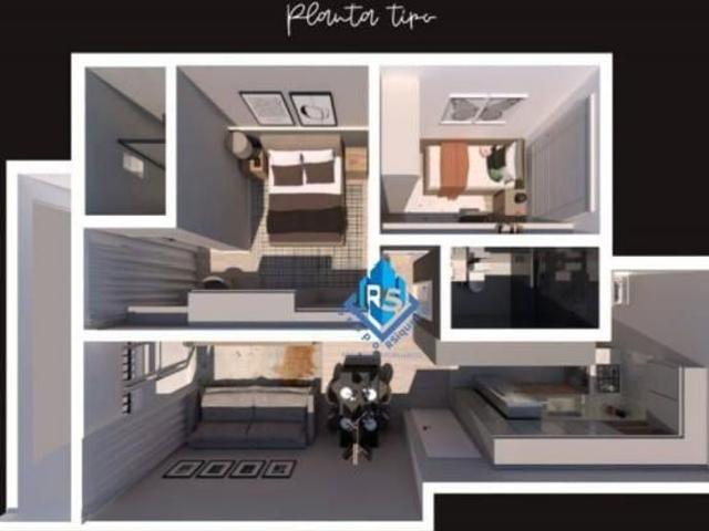 Apartamento em Anchieta, São Bernardo do Campo/SP de 67m² 2 quartos à venda por R$ 552.000,00