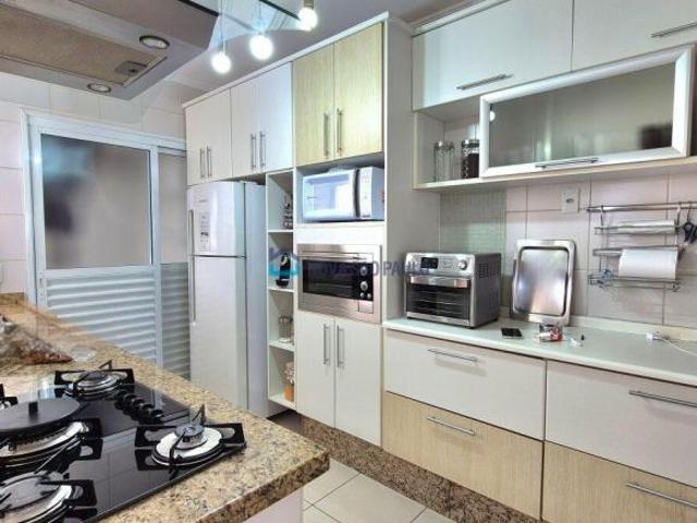 Apartamento em andar alto com varanda gourmet com churrasqueira a carvão, 3 vaga