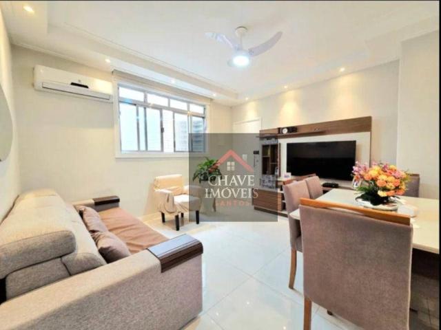Apartamento em Aparecida, Santos/SP de 103m² 2 quartos à venda por R$ 519.900,00