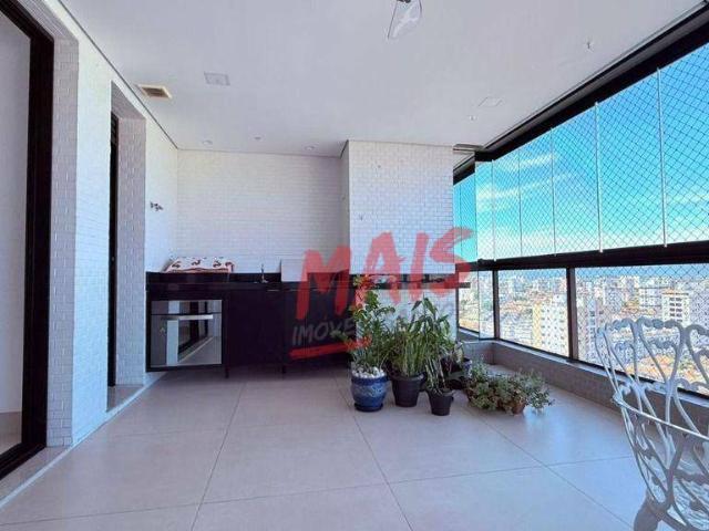 Apartamento em Aparecida, Santos/SP de 127m² 3 quartos à venda por R$ 1.489.000,00