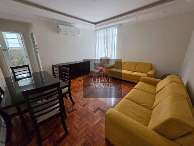 Apartamento em Aparecida, Santos/SP de 60m² 1 quartos para locação R$ 4.200,00/mes