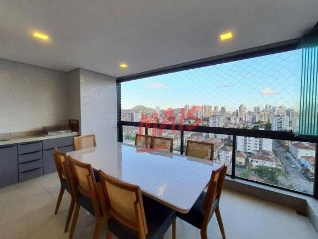 Apartamento em Aparecida, Santos/SP de 82m² 2 quartos à venda por R$ 1.250.000,00
