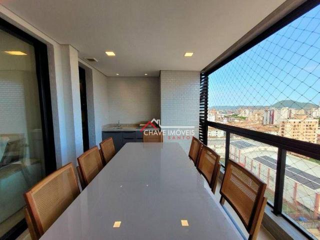 Apartamento em Aparecida, Santos/SP de 82m² 2 quartos à venda por R$ 1.249.000,00