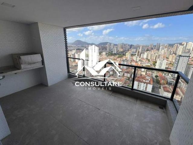 Apartamento em Aparecida, Santos/SP de 83m² 2 quartos à venda por R$ 1.100.000,00