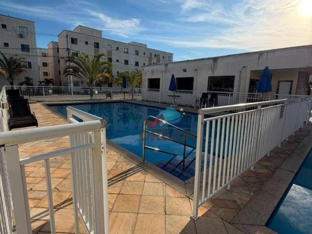 Apartamento em Atlântica, Rio das Ostras/RJ de 60m² 2 quartos à venda por R$ 194.000,00