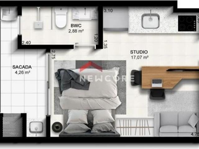Apartamento em Avenida JK. De Oliveira Balneário de Caioba Matinhos/PR