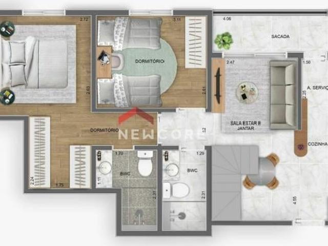 Apartamento em Avenida Wallace Simonsen Nova Petrópolis São Bernardo do Campo/SP