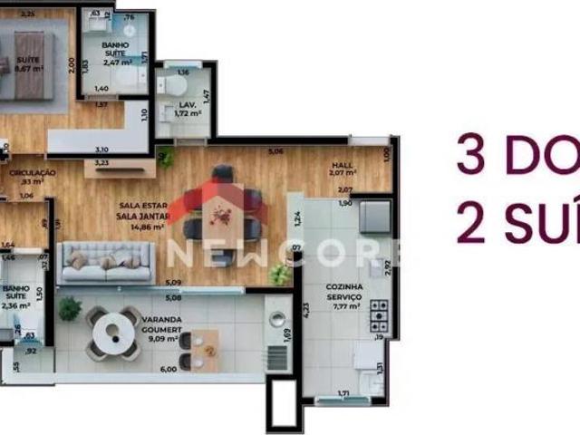 Apartamento em Aviador Marques de Pinedo Vila Aviação Bauru/SP