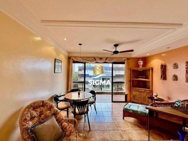 Apartamento em Balneário Cidade Atlântica, Guarujá/SP de 130m² 4 quartos à venda por R$ 560.000,00
