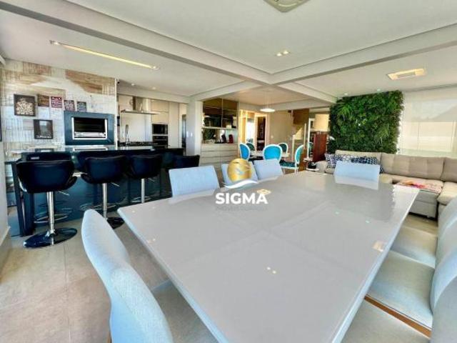 Apartamento em Balneário Cidade Atlântica, Guarujá/SP de 171m² 4 quartos à venda por R$ 2.100.000,00