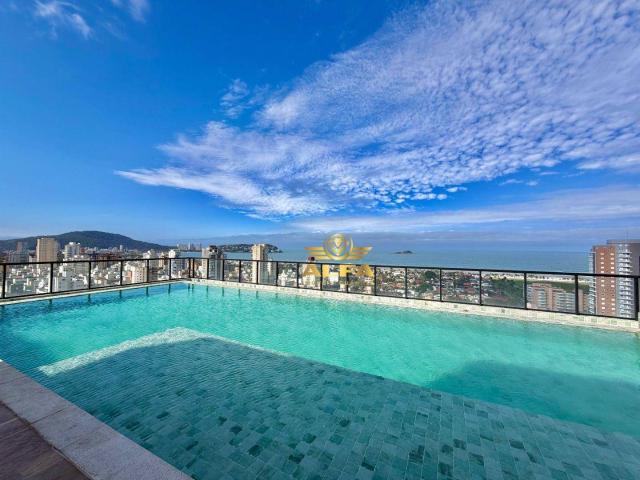 Apartamento em Balneário Cidade Atlântica, Guarujá/SP de 27m² 1 quartos à venda por R$ 369.900,00