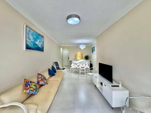 Apartamento em Barra Funda, Guarujá/SP de 100m² 3 quartos à venda por R$ 720.000,00