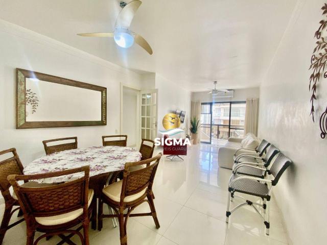 Apartamento em Barra Funda, Guarujá/SP de 100m² 3 quartos à venda por R$ 744.900,00