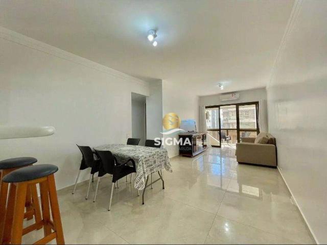 Apartamento em Barra Funda, Guarujá/SP de 100m² 3 quartos à venda por R$ 819.000,00