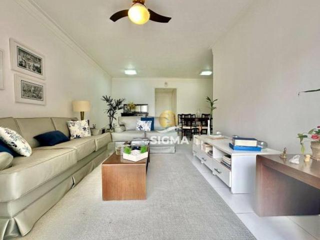 Apartamento em Barra Funda, Guarujá/SP de 115m² 3 quartos à venda por R$ 600.000,00
