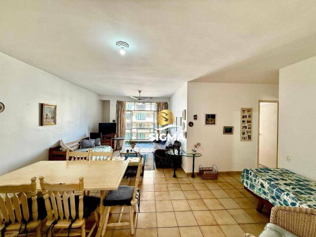 Apartamento em Barra Funda, Guarujá/SP de 115m² 3 quartos à venda por R$ 629.000,00