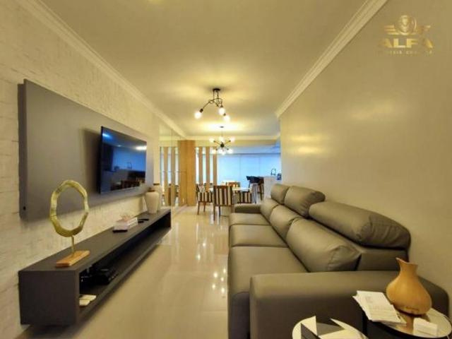 Apartamento em Barra Funda, Guarujá/SP de 118m² 3 quartos à venda por R$ 1.280.000,00