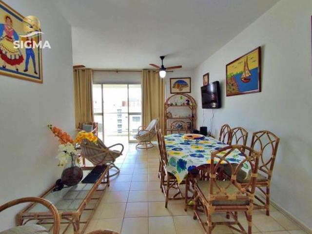 Apartamento em Barra Funda, Guarujá/SP de 110m² 3 quartos à venda por R$ 585.000,00