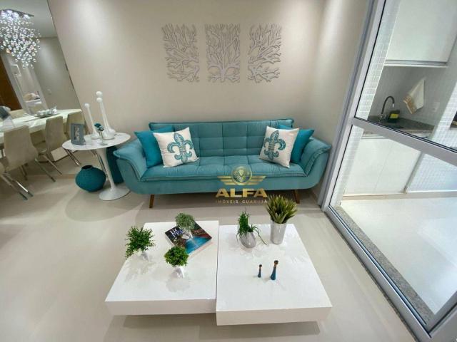 Apartamento em Barra Funda, Guarujá/SP de 125m² 3 quartos à venda por R$ 1.349.000,00