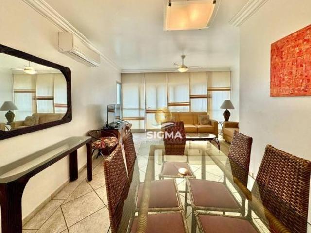 Apartamento em Barra Funda, Guarujá/SP de 140m² 4 quartos à venda por R$ 1.300.000,00