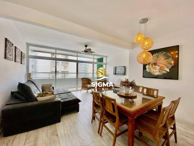 Apartamento em Barra Funda, Guarujá/SP de 140m² 3 quartos à venda por R$ 749.900,00