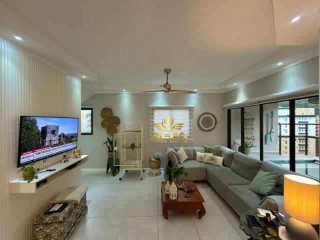 Apartamento em Barra Funda, Guarujá/SP de 140m² 3 quartos à venda por R$ 949.000,00