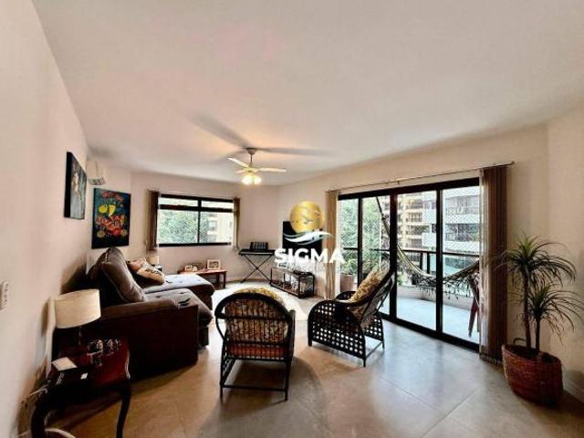 Apartamento em Barra Funda, Guarujá/SP de 168m² 3 quartos à venda por R$ 950.000,00