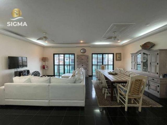 Apartamento em Barra Funda, Guarujá/SP de 192m² 3 quartos à venda por R$ 1.500.000,00