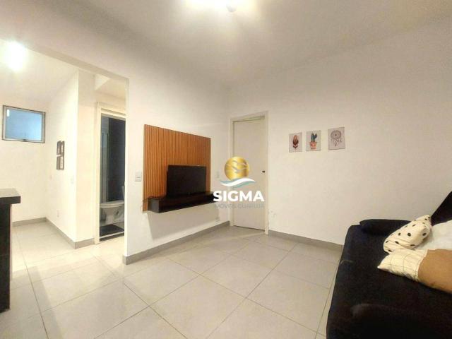 Apartamento em Barra Funda, Guarujá/SP de 45m² 2 quartos à venda por R$ 359.000,00
