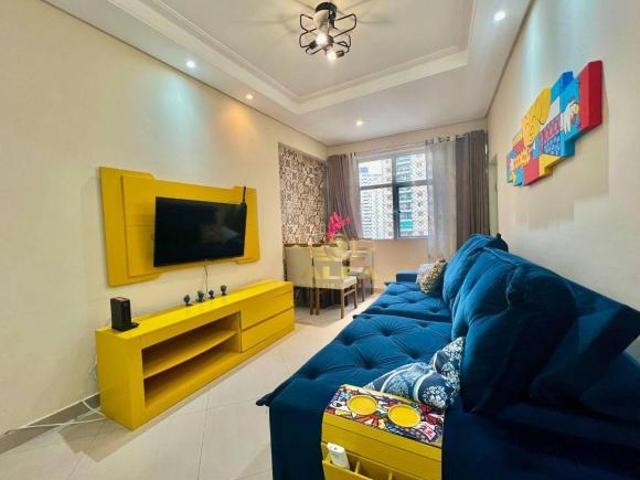 Apartamento em Barra Funda, Guarujá/SP de 47m² 1 quartos à venda por R$ 375.000,00