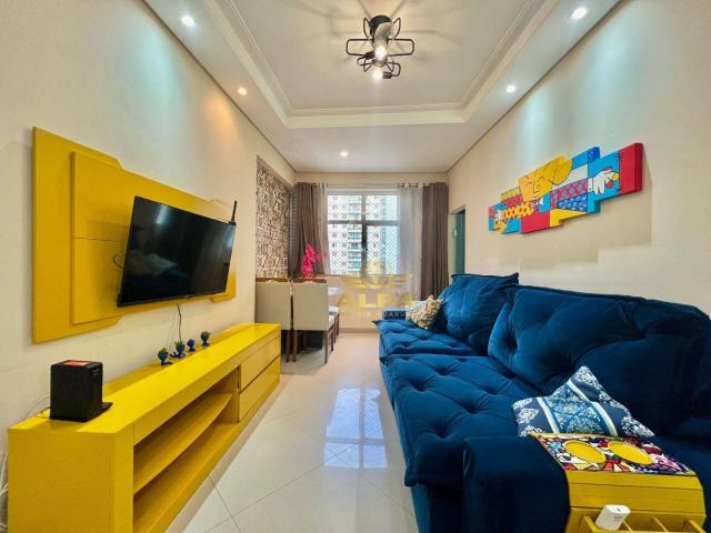 Apartamento em Barra Funda, Guarujá/SP de 47m² 1 quartos à venda por R$ 374.900,00