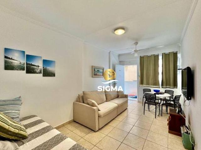 Apartamento em Barra Funda, Guarujá/SP de 50m² 1 quartos à venda por R$ 340.000,00