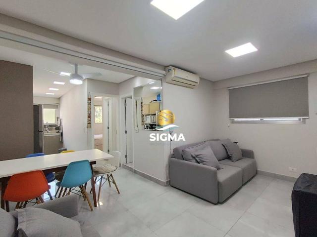 Apartamento em Barra Funda, Guarujá/SP de 50m² 1 quartos à venda por R$ 374.900,00