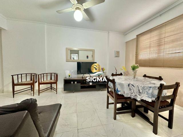 Apartamento em Barra Funda, Guarujá/SP de 50m² 1 quartos para locação R$ 2.400,00/mes