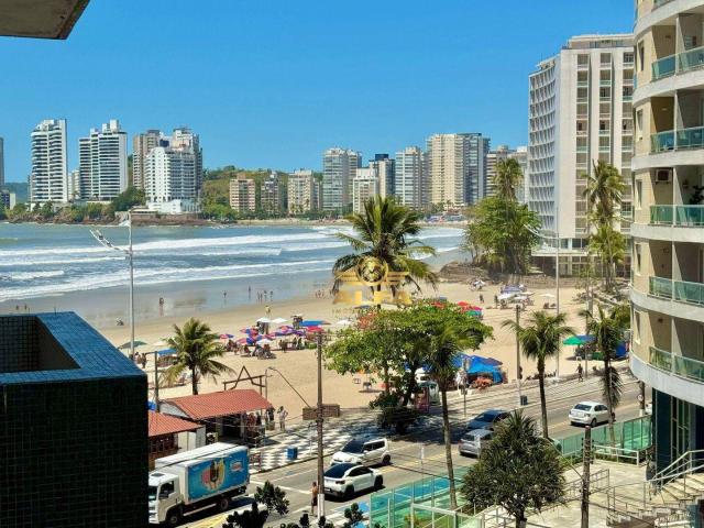 Apartamento em Barra Funda, Guarujá/SP de 55m² 1 quartos à venda por R$ 394.000,00