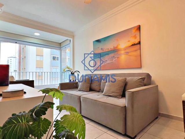 Apartamento em Barra Funda, Guarujá/SP de 55m² 1 quartos à venda por R$ 425.000,00