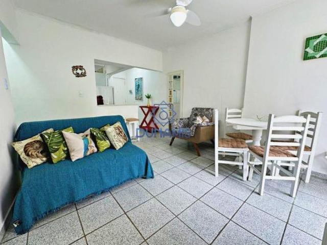 Apartamento em Barra Funda, Guarujá/SP de 60m² 1 quartos à venda por R$ 369.000,00