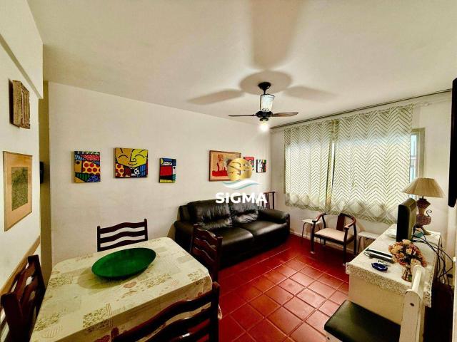 Apartamento em Barra Funda, Guarujá/SP de 60m² 2 quartos à venda por R$ 348.000,00