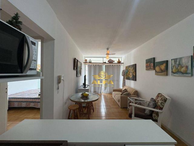 Apartamento em Barra Funda, Guarujá/SP de 67m² 1 quartos à venda por R$ 349.000,00