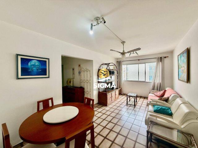 Apartamento em Barra Funda, Guarujá/SP de 70m² 2 quartos à venda por R$ 439.000,00