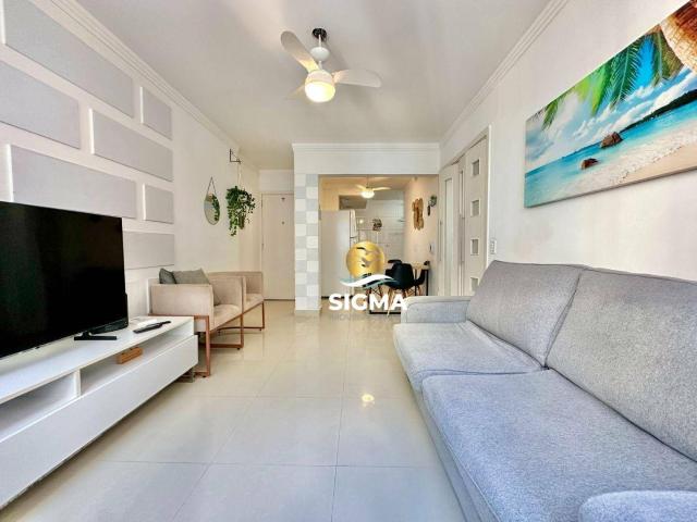 Apartamento em Barra Funda, Guarujá/SP de 60m² 2 quartos à venda por R$ 549.000,00