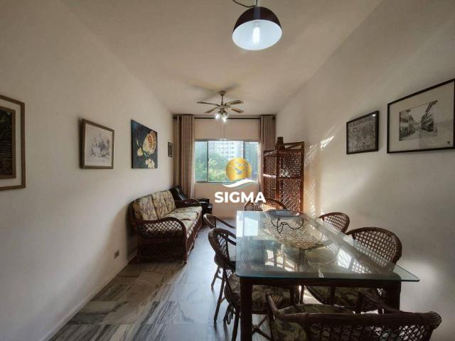 Apartamento em Barra Funda, Guarujá/SP de 83m² 2 quartos para locação R$ 3.400,00/mes