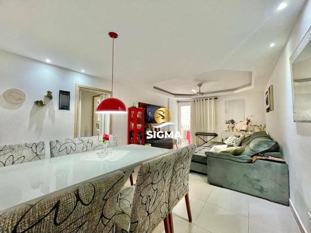 Apartamento em Barra Funda, Guarujá/SP de 84m² 2 quartos à venda por R$ 529.900,00