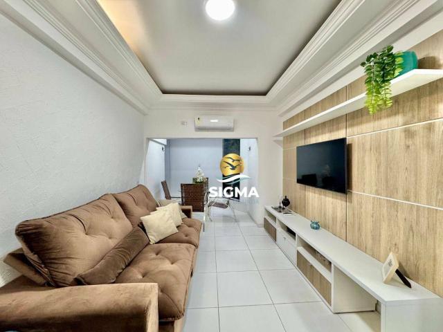 Apartamento em Barra Funda, Guarujá/SP de 95m² 3 quartos à venda por R$ 599.000,00
