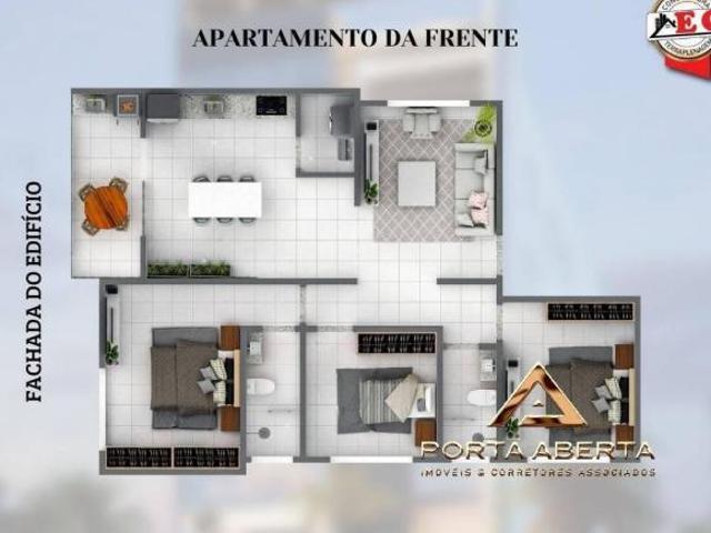 Apartamento em Belvedere, Coronel Fabriciano/MG de 93m² 3 quartos à venda por R$ 420.000,00