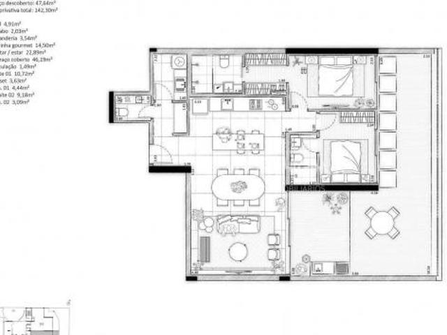 Apartamento em Bigorrilho, Curitiba/PR de 82m² 2 quartos à venda por R$ 1.305.877,00